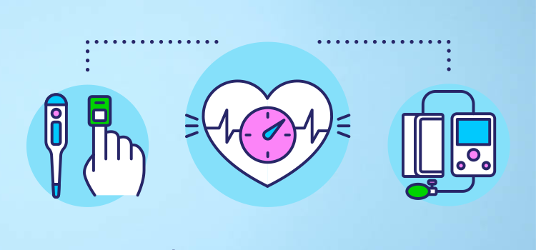 Vital signs summary box Vital signs summary box